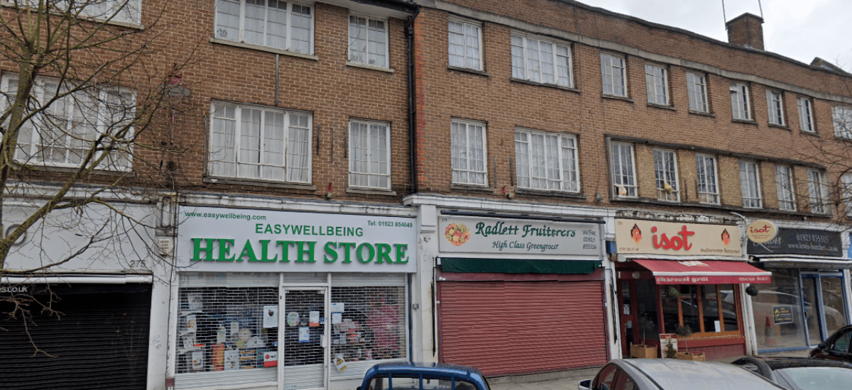 3 Retail shops & Uppers, Radlett > Prideview Group